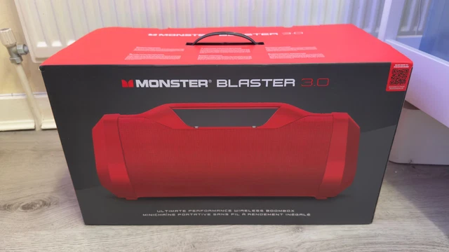 MONSTER BLASTER 3.0 Wireless Portable Boombox Speaker - Red £124.00 ...
