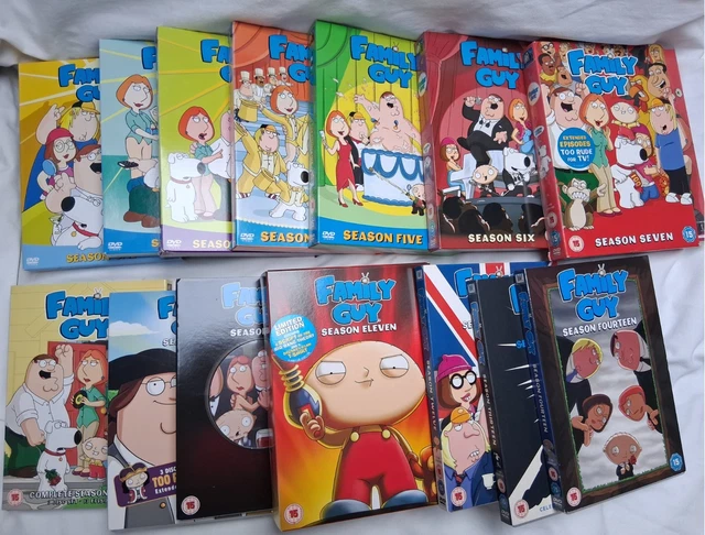 FAMILY GUY - Series 1-14 - Dvds -Complete £10.78 - PicClick UK