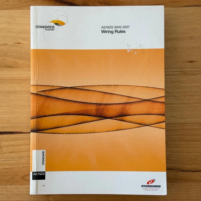 AS/NZS 3000:2007 WIRING Rules Standards Electrical Text Book Australia ...