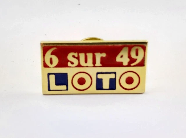 PIN'S PINS FDJ Française des Jeux Loto 6 sur 49 Rouge EUR 1,99 ...