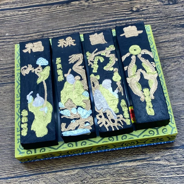 4X CALLIGRAPHY INK Block Pigment Ink Block Set for Drawing Writing ...