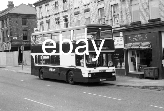 MERSEYBUS LIVERPOOL LEYLAND Olympian Northern Counties bus negative £1. ...