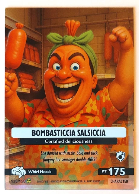 PANINI SKIFIDOL ITALIAN Brainrot - SAUSAGE BOMBASTIC #135 Trading Card ...