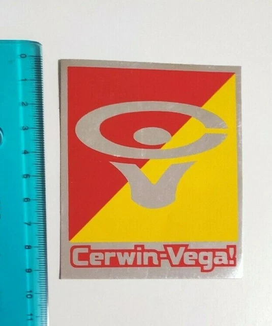 ADHESIVE CERWIN VEGA Sticker Autocollant Vintage 80s Original $17.72 ...