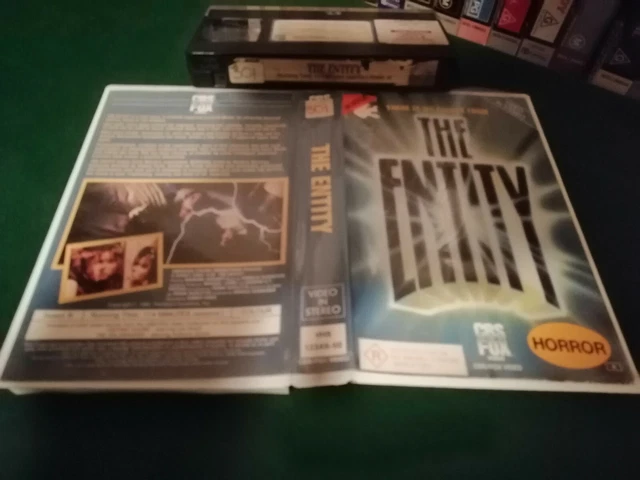 THE ENTITY (1982) - RARE Australian CBS/FOX Vhs Release - Haunting Cult ...