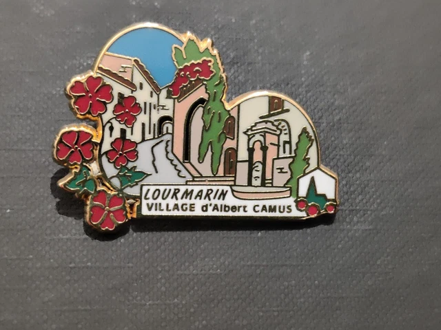 PIN'S LES PLUS Beaux Villages DE France (LOURMARIN VILLAGE D CAMUS) LB ...
