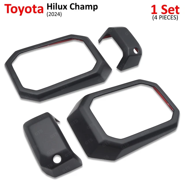 FOR TOYOTA HILUX Champ Truck 2024 - 25 Matte Head Lamp Lights Cover ...