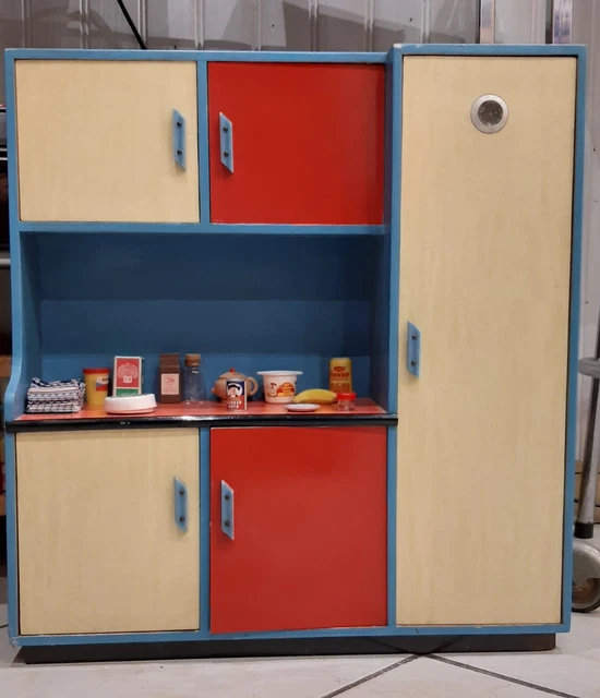 JOUET ANCIEN DE poupée buffet de cuisine vintage EUR 58,00 - PicClick FR