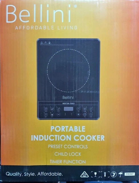 BELLINI INDUCTION Cooktop 30cm Electric Stove Ceramic Portable Kitchen ...