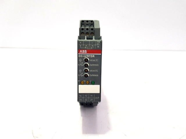ABB UNIVERSAL RTD-TEMPERATURE Signal Relé Convertidor Cc-u / Rtdr ...