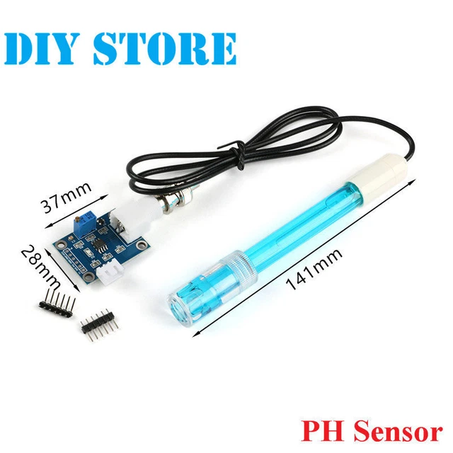 PH SENSOR MODULE For Arduino PH Value Liquid Detection Test Electrode ...