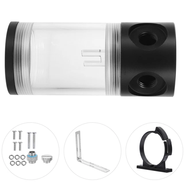 COMPUTER LIQUID COOLING Reservoir Water-cooled Transparent Cylindrical ...