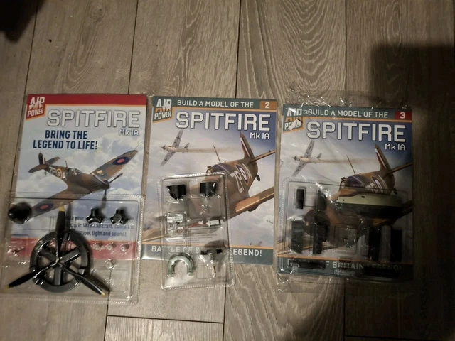 BUILD A MODEL of the Spitfire Mk 1A Parts 1,2,& 3 Sealed Magazines and ...