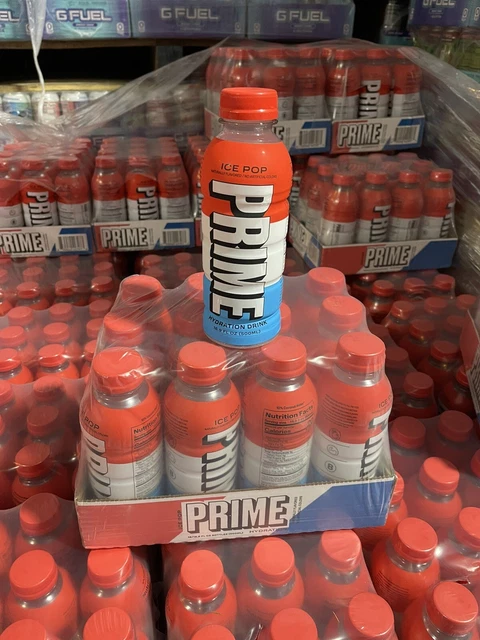 PRIME HYDRATION DRINK, 16 fl oz - Ice Pop (12 Pack) £19.54 - PicClick UK