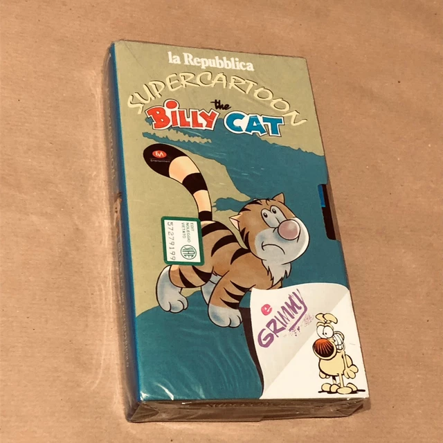 VHS SUPERCARTOON BILLY The Cat Tre Amici In Pericolo Grimmy Bacon Solo ...