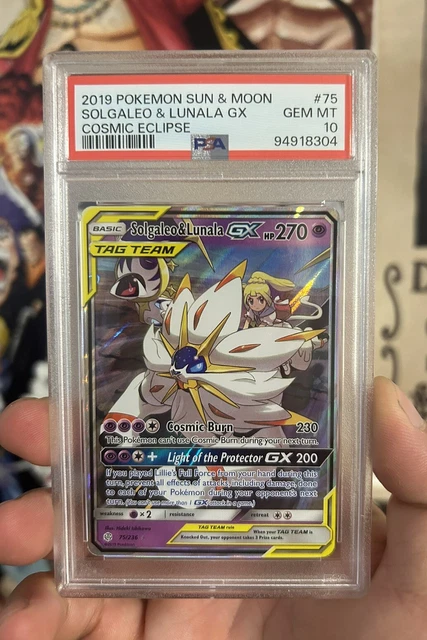 POKÉMON TCG SOLGALEO & Lunala Tag Team GX Eclissi Cosmica 75/236. PSA 10 🔥 EUR 24,34 - PicClick IT
