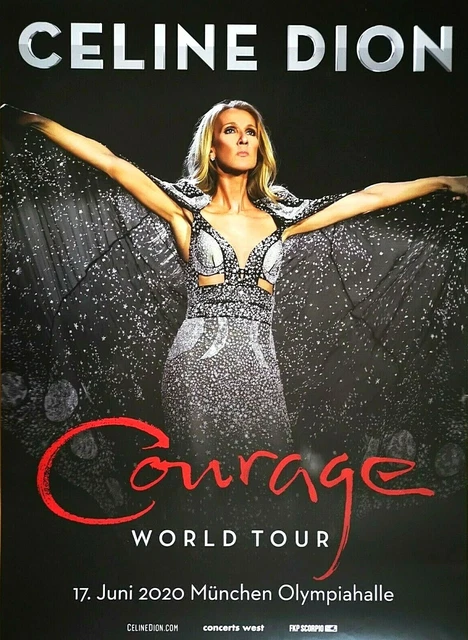CELINE DION 2008 BERLIN BLAU - orig.Concert Poster - Plakat - DIN A1 ...