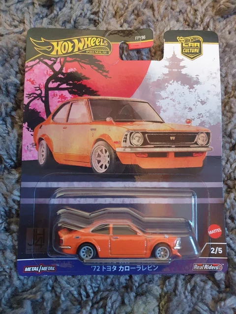 HOT WHEELS PREMIUM 72 Toyota Corolla Levin Japan Historics 4 1:64 Jdm ...