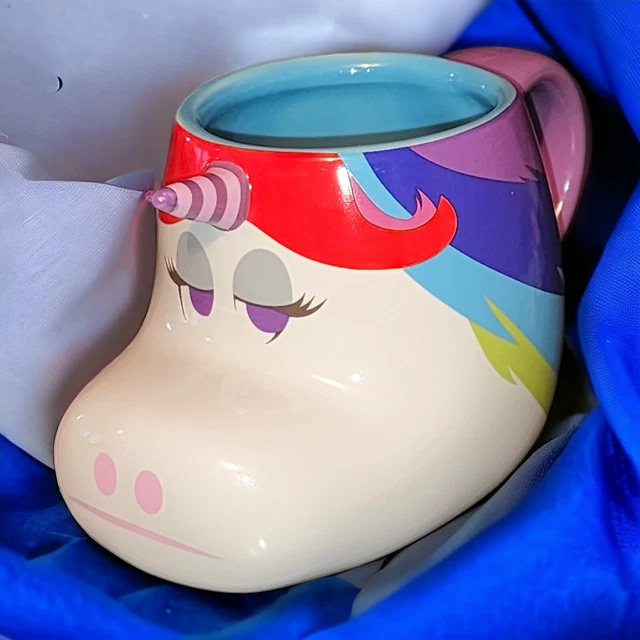 DISNEY PIXAR INSIDE Out Rainbow Hippopotamus Unicorn Mug Tea Cup £8.51 ...