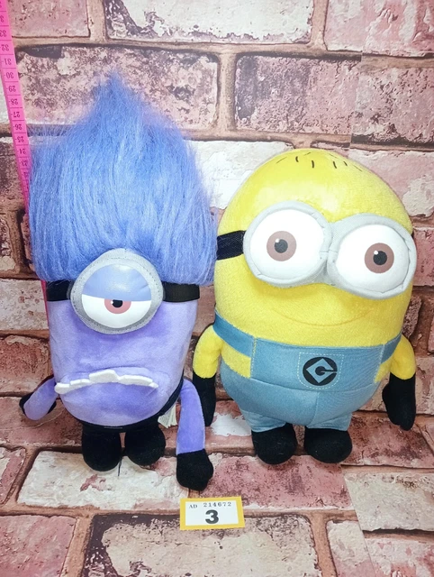 DESPICABLE ME MINION & Evil Minion Soft Plush Toy Teddy Minions Play ...