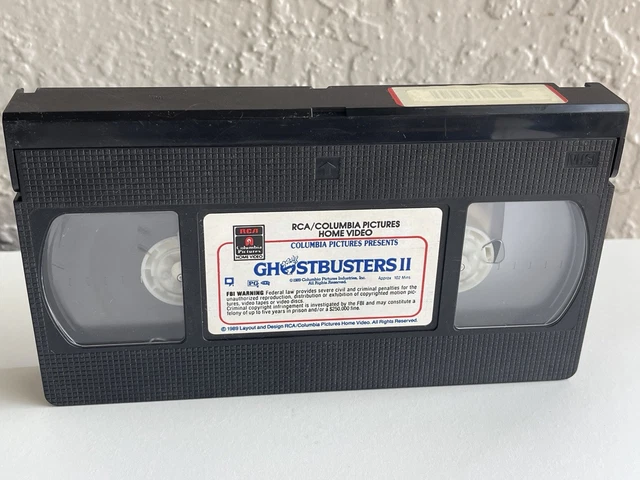 VINTAGE 1989 GHOSTBUSTERS II Movie VHS Tape Only No Sleeve £6.27 ...