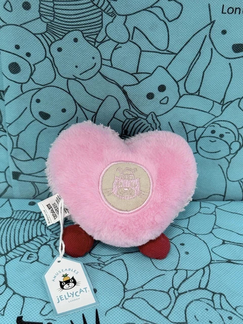 JELLYCAT ARLETTE HEART Macaron Plush Toys With Tags+Brand New Dust Bag ...