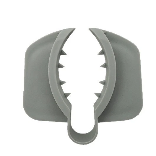 KITCHEN FOOD HOLDER Clamp for Slicing Keep Hands Clean No Slip Grip ...
