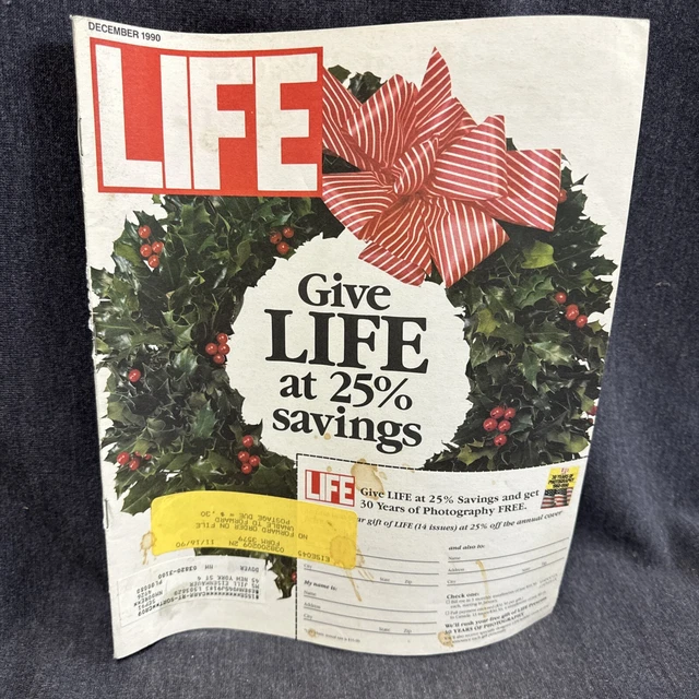 DECEMBER 1990 LIFE Magazine - Old ads ad Who Is God? 1990s £3.24 ...