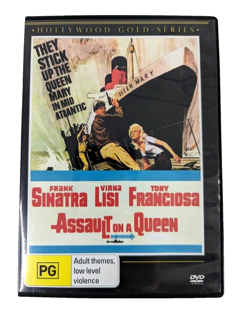 ASSAULT ON A Queen DVD 1966 R4 Like New Frank Sinatra Virna Lisi Region ...