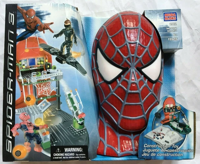 SPIDER-MAN 3 MEGA Bloks 2002 SCELLÉ Secret Lab Assault 155 pièces Neuf ...