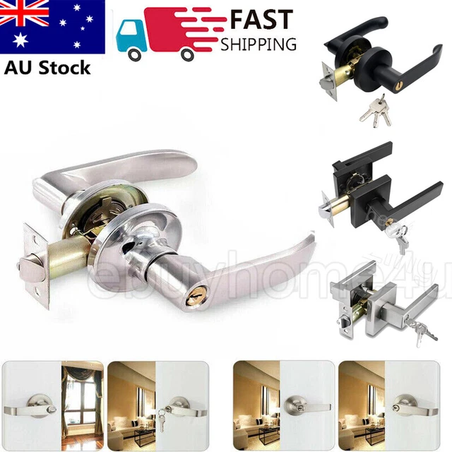 ENTRANCE DOOR HANDLES Set Passage Entry Door Lock Knobs Privacy Locks ...