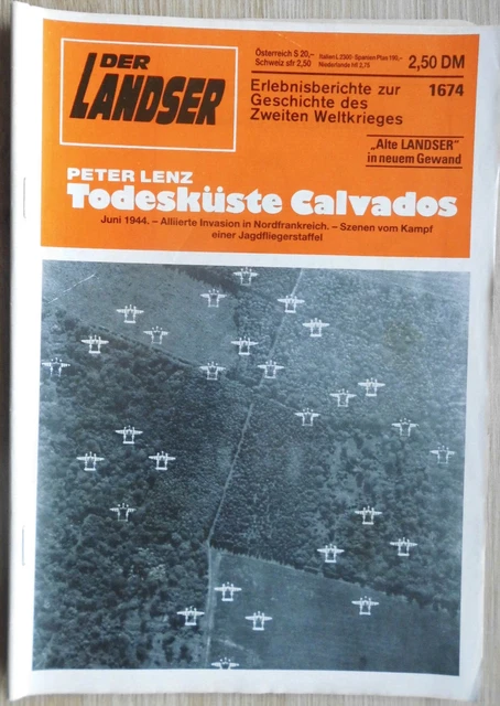 ROMANHEFT DER LANDSER Band 1674 - Todesküste Calvados EUR 1,00 ...