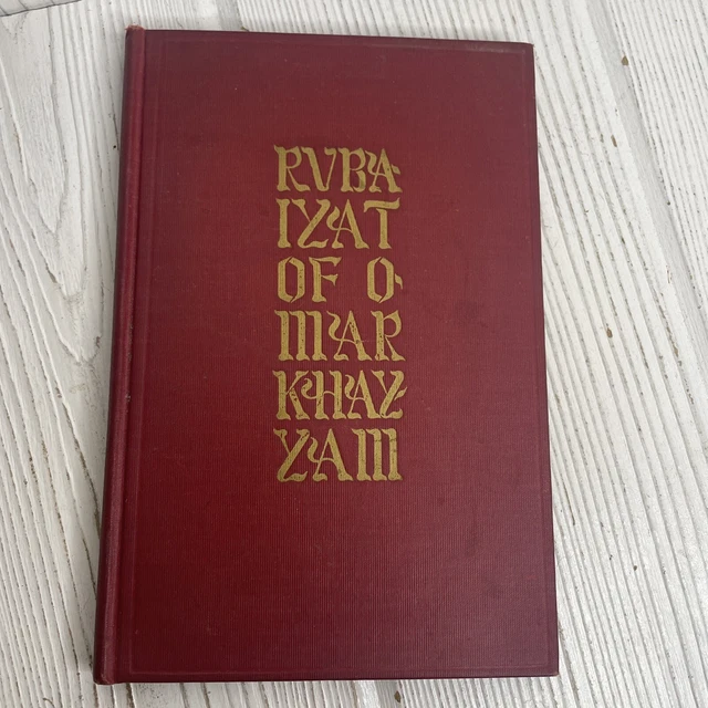 RUBAIYAT OF OMAR Khayyam Color Illustration HC Edward Fitzgerald Poet £ ...