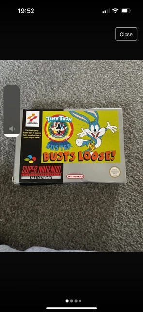 SUPER NINTENDO SNES - Tiny Toon Adventures Buster Busts Loose - Ukv Pal ...
