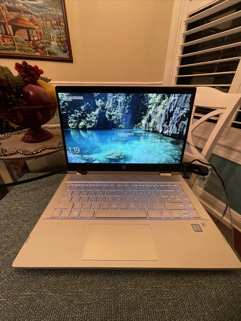 HP PAVILION X360 2-in-1 14” Touch-Screen Laptop - i5 - 8gb Ram - 128gb Ssd EUR 186,82 - PicClick FR