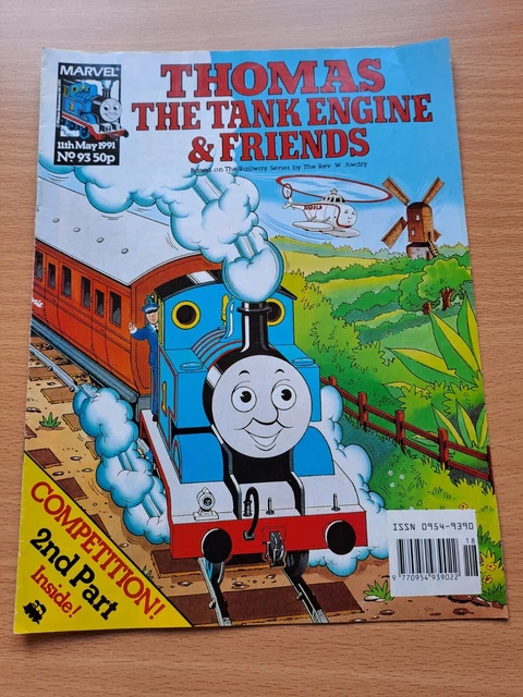 THOMAS THE TANK Engine And Friends Marvel Magazine Comic Issue No. 93 ...