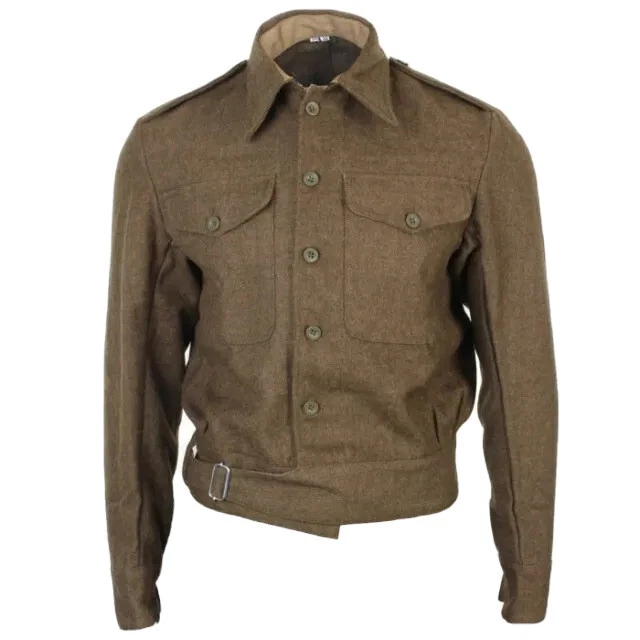 BRITISH ARMY 40 Pattern Tunic WW2 Repro Battle Dress Jacket Wool Tunic ...