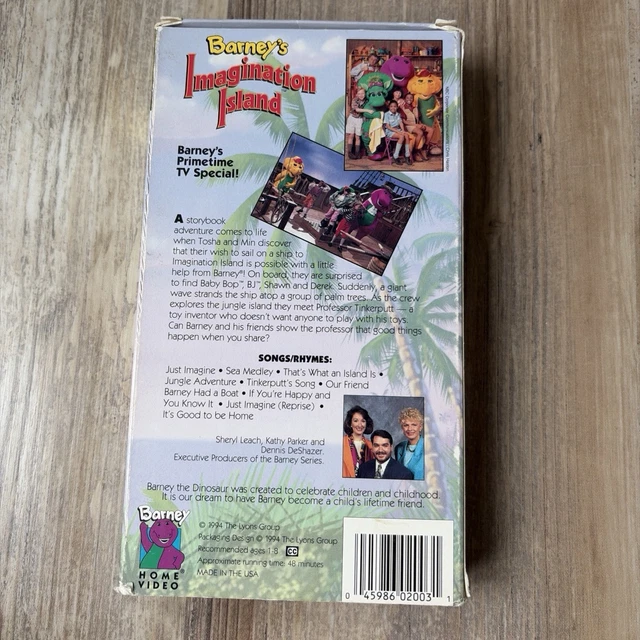BARNEY: IMAGINATION ISLAND - Classic Collection Vhs Video, Fun Sing ...