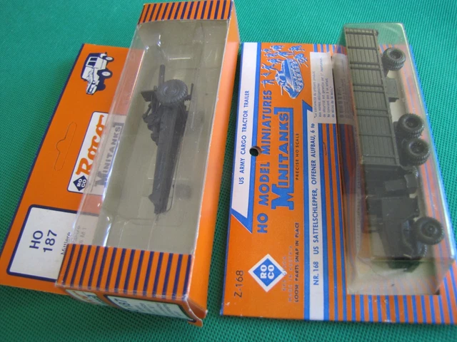 1:87 HO ROCO Military Minitanks Maquette Plastic Kit 187 168 Us Truck ...