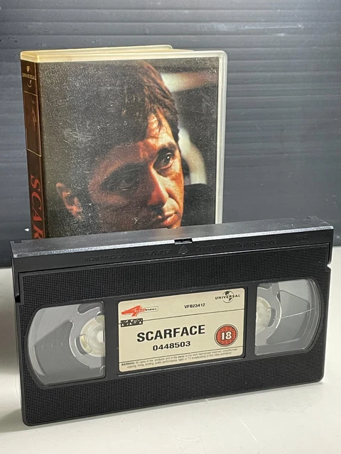 AL PACINO SCARFACE Movie (2001) Universal Pictures Vhs Video Tape 18 ...