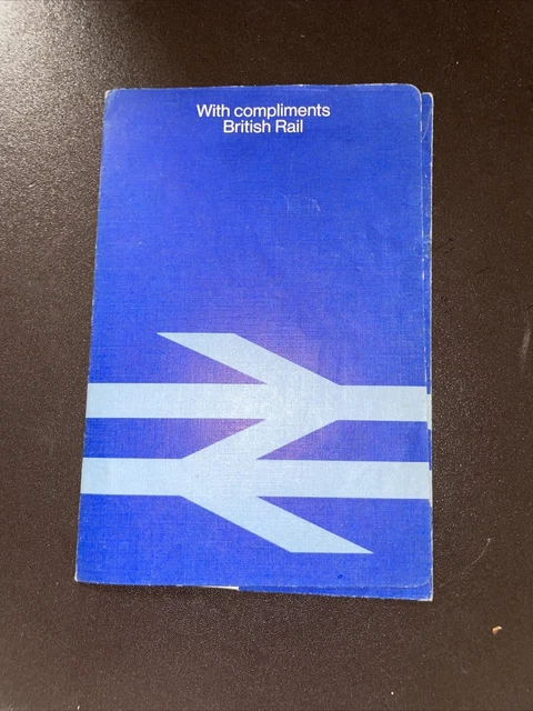 BRITISH RAIL PAPER ticket holder from seventies £5.91 - PicClick UK