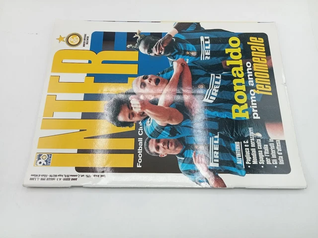 RIVISTA INTER FOOTBALL CLUB anno 1998 numero 5 RONALDO EUR 5,00 ...