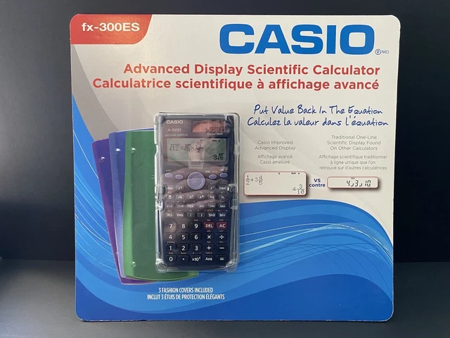 CASIO FX-300ES PLUS Scientific Calculator New In Packaging Fashion ...