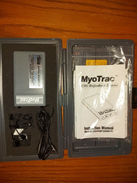 MYOTRAC EMG BIOFEEDBACK System (SA4000P/SA4001P) Case No Instruction ...