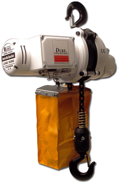 DUKE 500KG SINGLE Phase 110v Industrial Electric Lifting Chain Hoist 3 ...