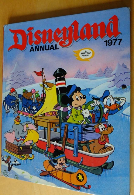VINTAGE CHILDREN'S BOOK DISNEYLAND ANNUAL 1977 Walt Disney World ...