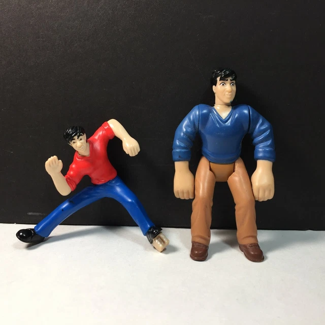 2000 BURGER KING Jackie Chan Adventures Jackie Figure Lot of 2 Vintage ...