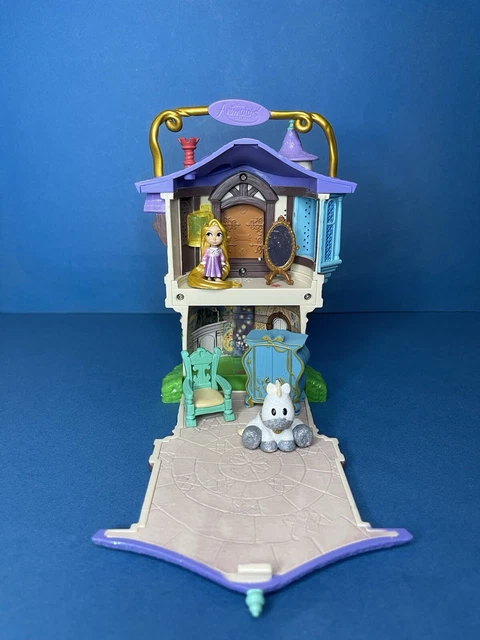 DISNEY STORE ANIMATORS Collection Figure Playset Tangled Rapunzel ...