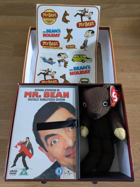 MR BEAN ULTIMATE Bean DVD Collection Full Set and Mr Bean TY Teddy and ...
