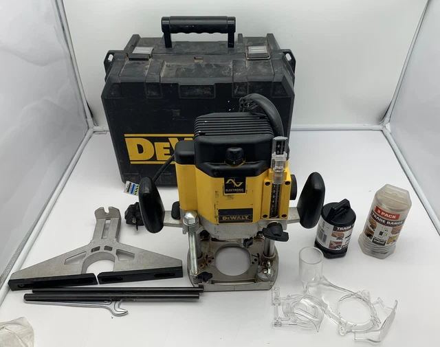 DEWALT DW625E 240V/230V Plunge Router Corded Variable Speed + More FAST ...